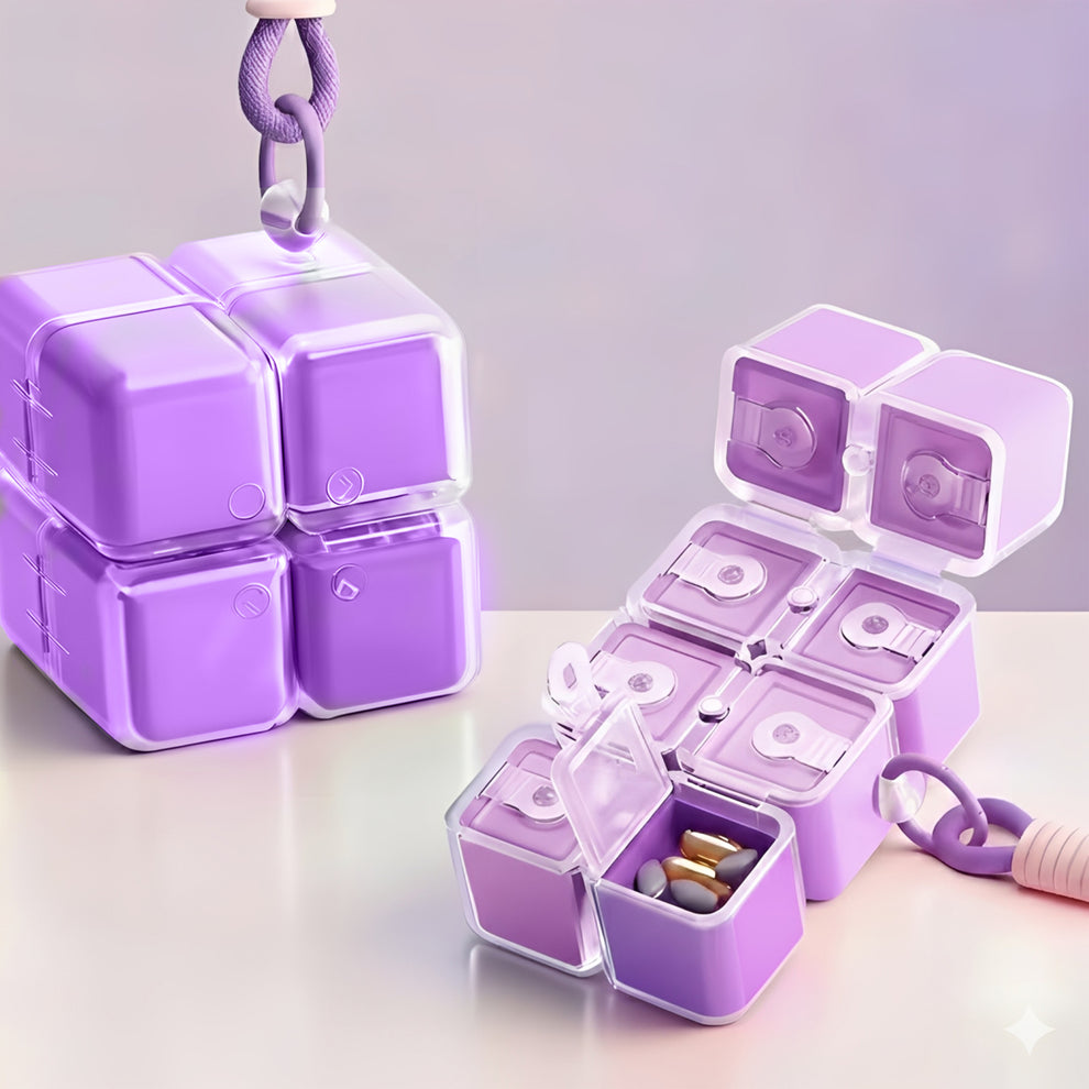 MH07775 Cube Pill Box – Migoo.OS